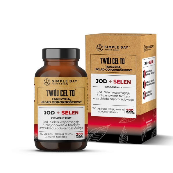 Jod+Selen – wsparcie dla tarczycy, metabolizmu i odporności | twojcel.to